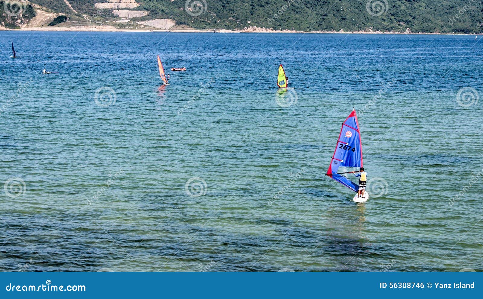 Sailing on beach editorial photo. Image of dalmatian - 56308746