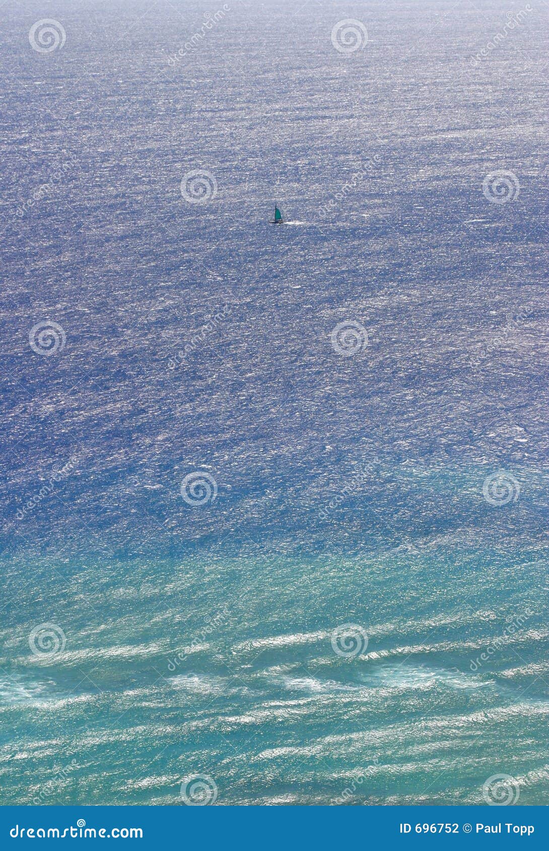 Sailing on the Big Blue Pacific Ocean Stock Photo - Image of yachting ...