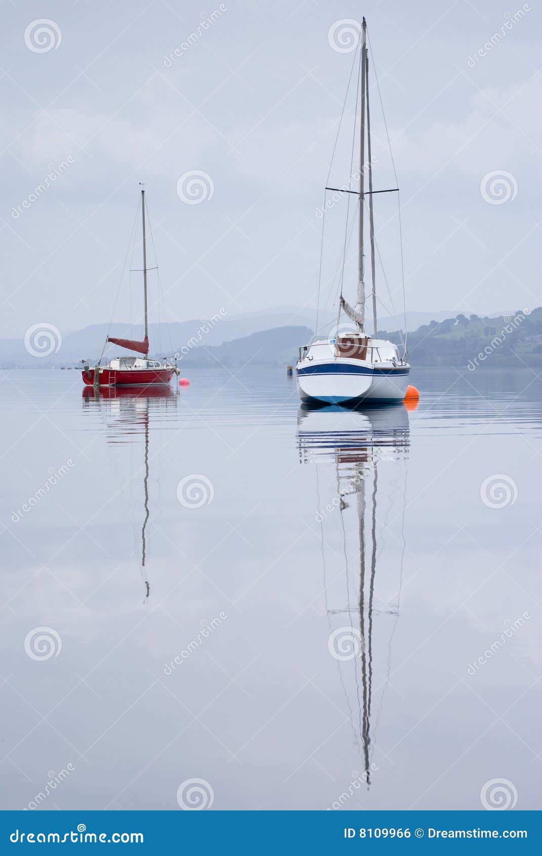 Sailing Boat on Bala Lake stock photo. Image of cabin - 8109966