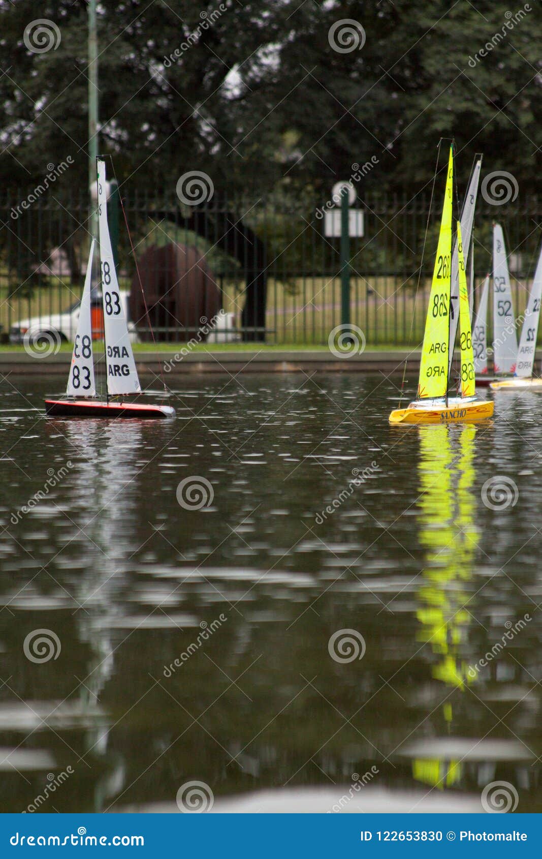 Remote Control Sail Boats stock photo. Image of float - 122653830