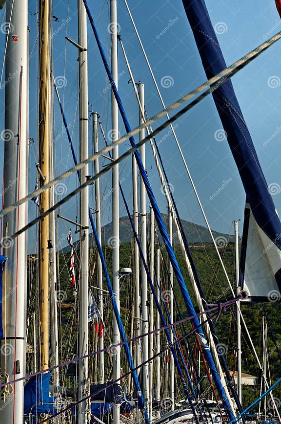 Sailing Boat Masts stock photo. Image of boats, travel - 29301292