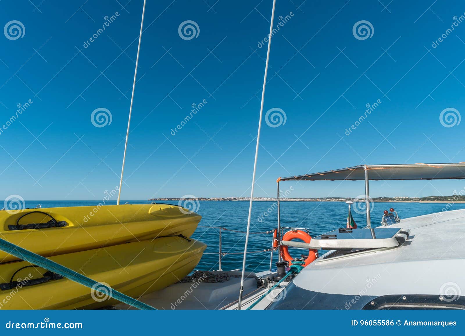 Sailing Boat and Stand Up Paddle Boards Stock Photo - Image of paradise ...