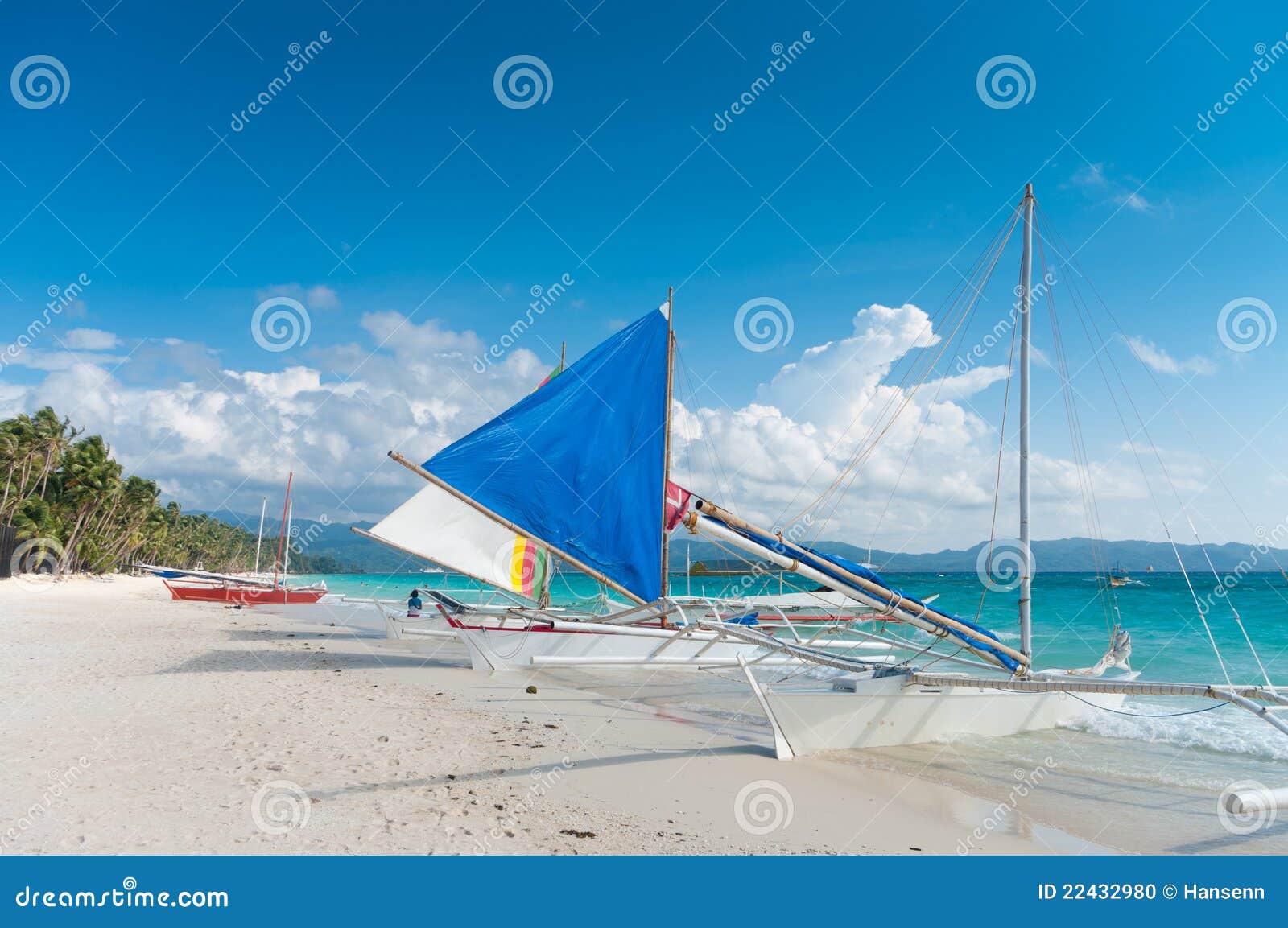 Sailing boats stock photo. Image of cloud, philippines - 22432980