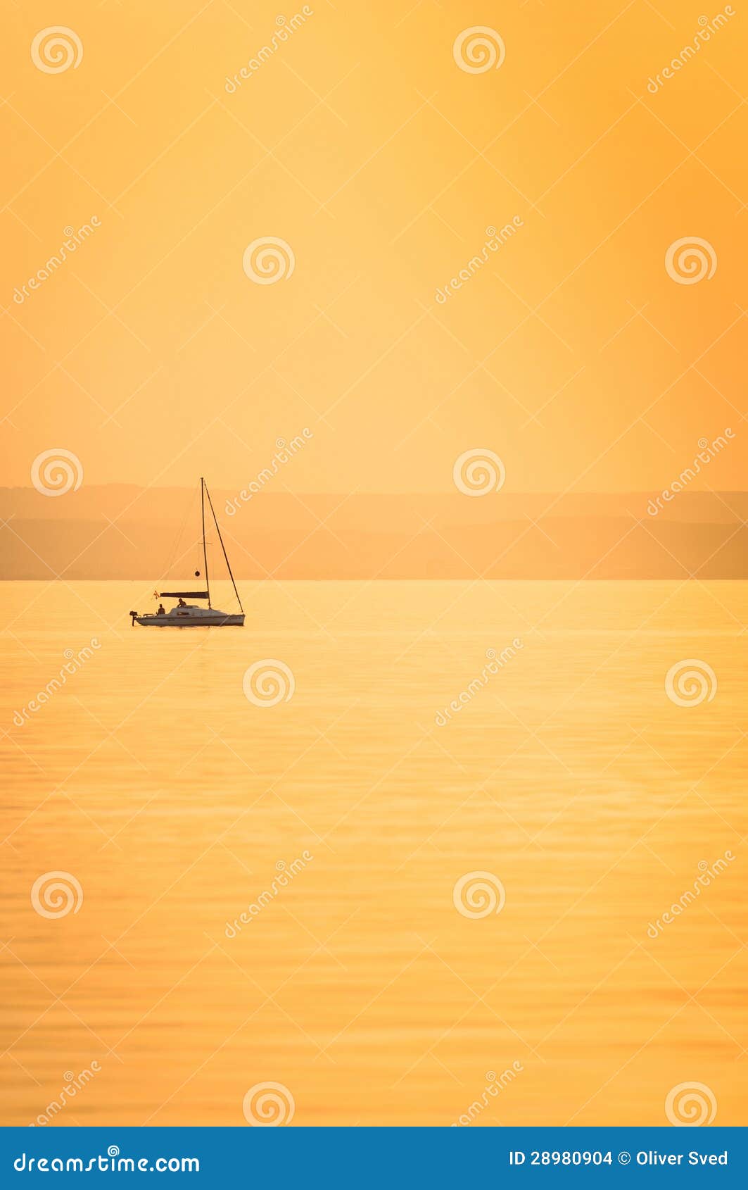 Sailing Boats with a Beautiful Sunset Stock Photo - Image of adventure ...