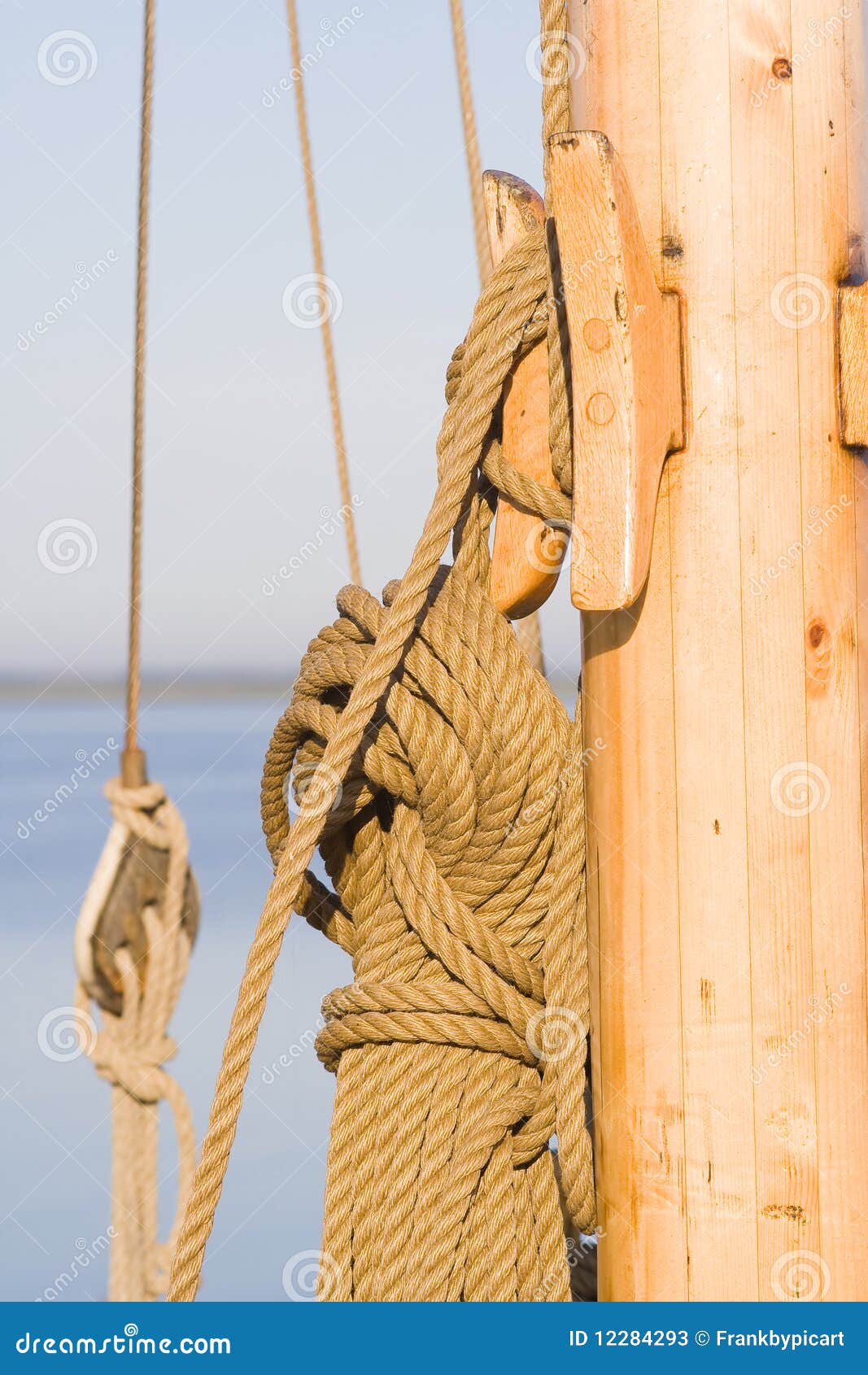 Sailing cord stock image. Image of boat, nautical, knots - 12284293