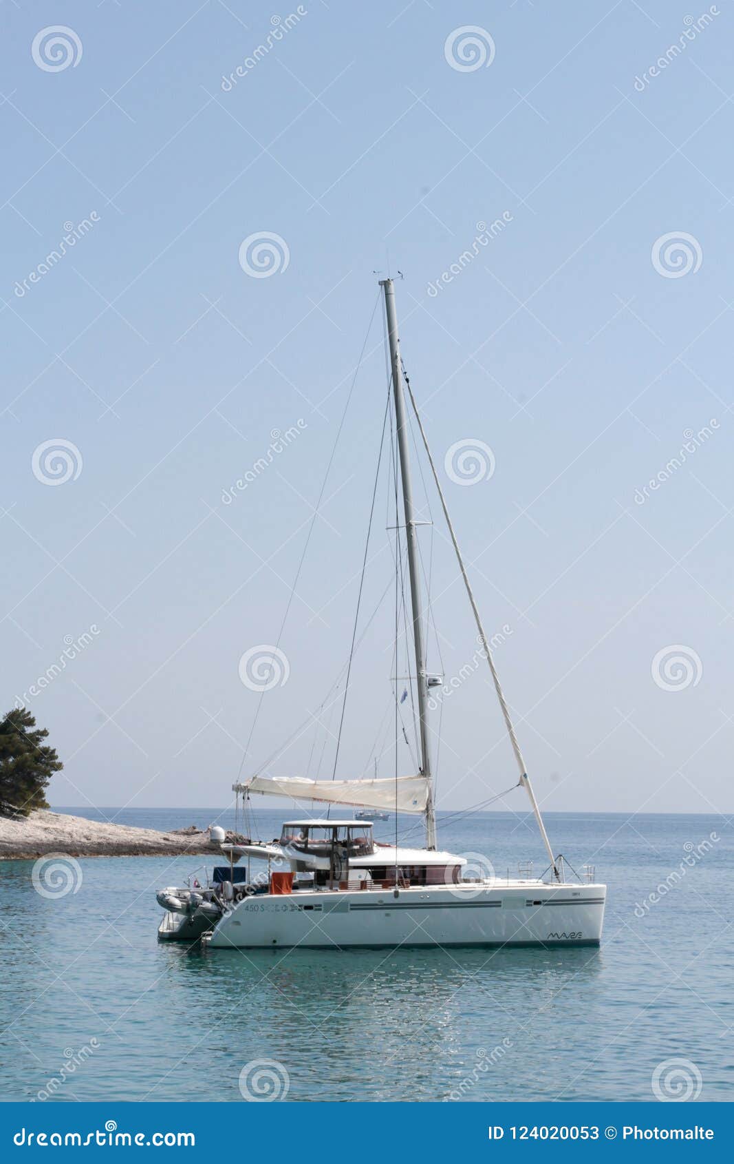 Sailing in Croatia editorial stock photo. Image of beautiful - 124020053