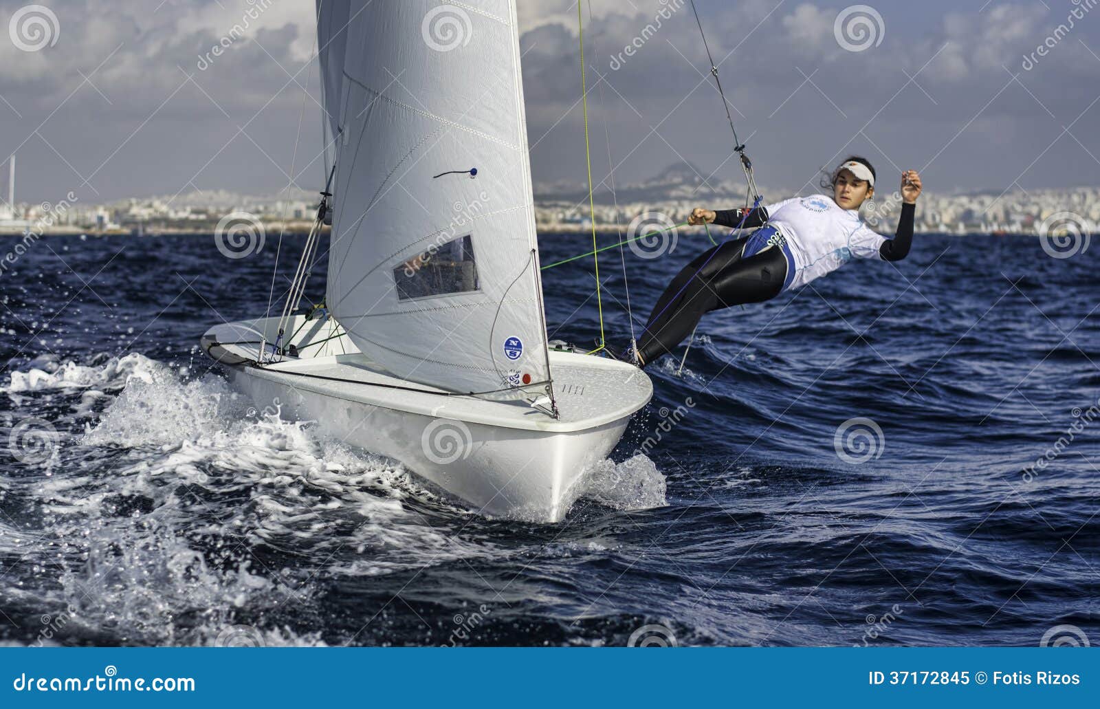 Sailing 420-11 editorial image. Image of skipper, sports - 37172845