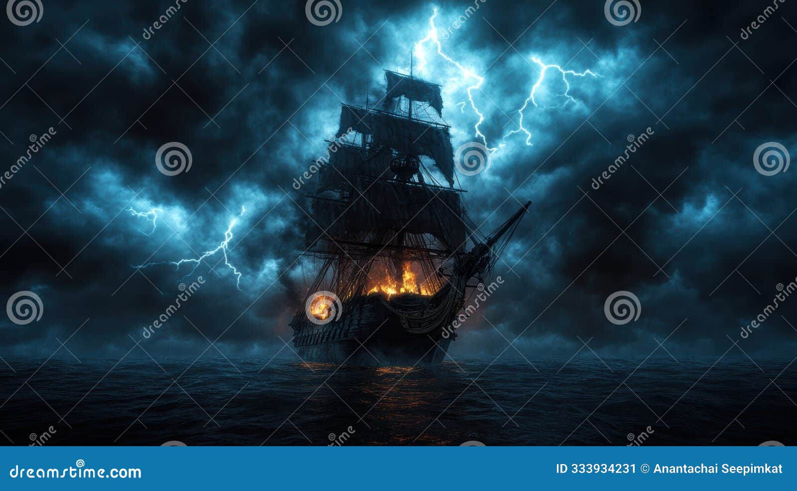 Foreboding Dark And Scary Background Royalty-Free Cartoon ...