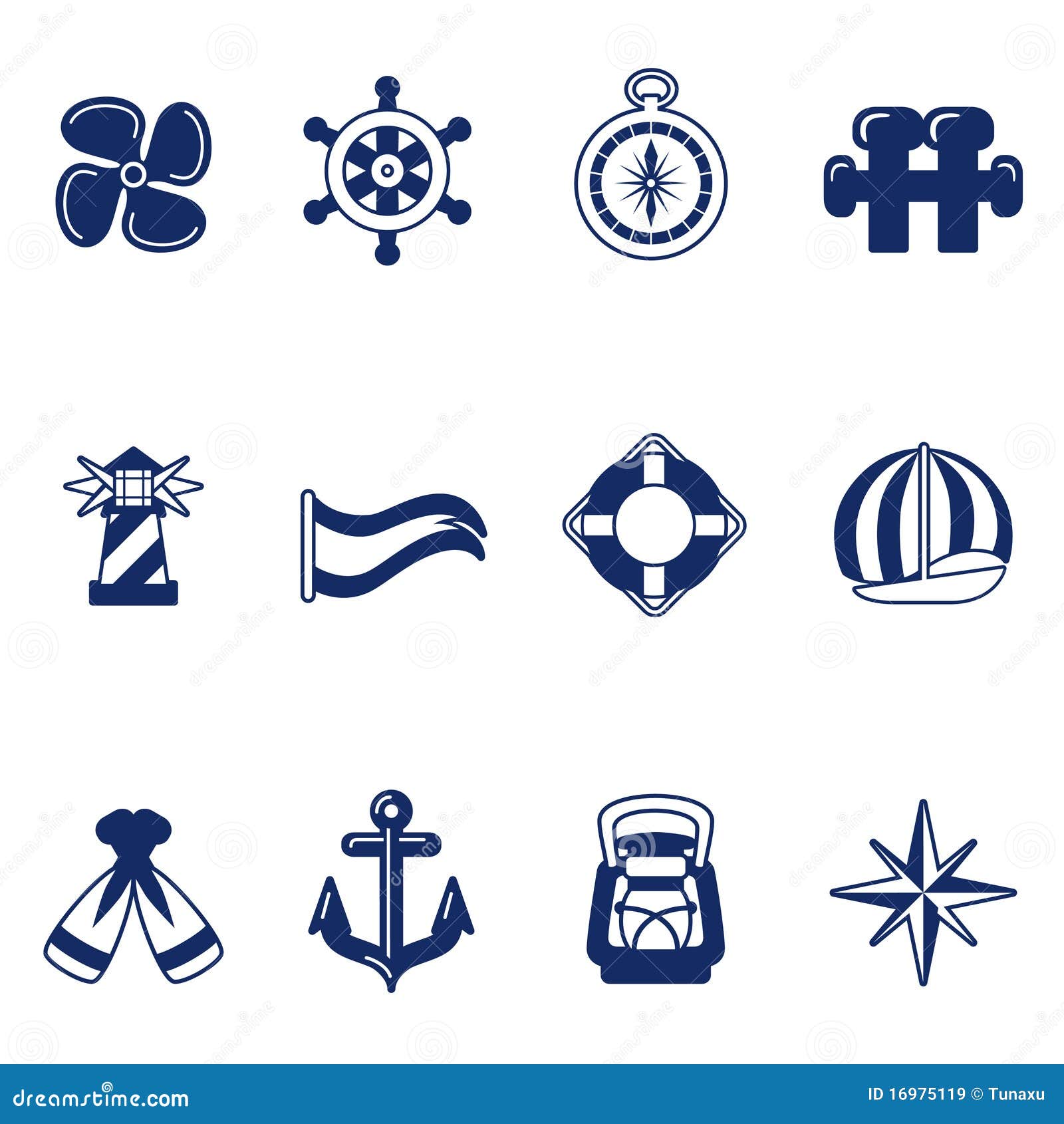 Sailing icons stock vector. Illustration of flag, element - 16975119