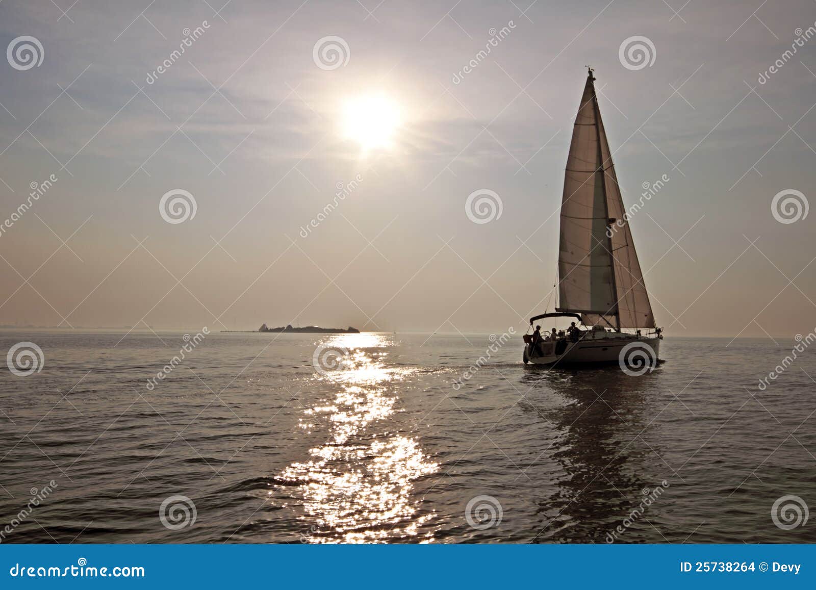 Sailing on the IJsselmeer in the Netherlands Stock Photo - Image of ...
