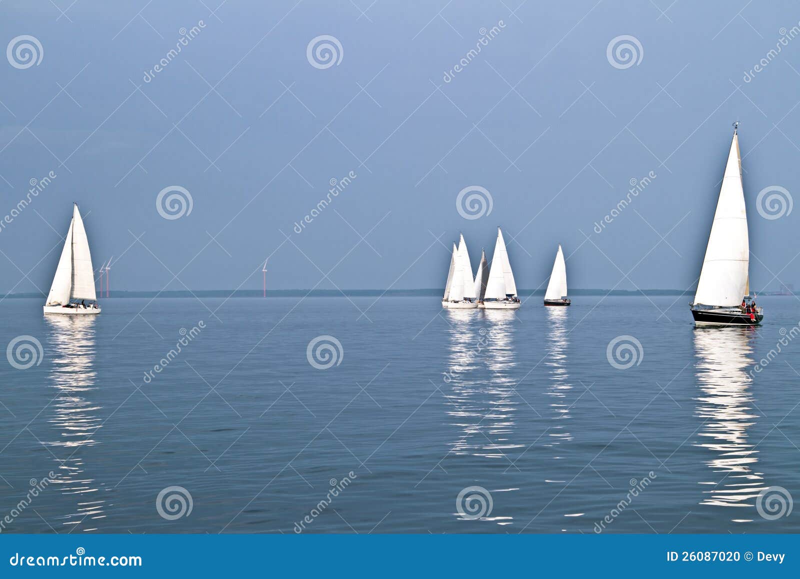 Sailing on the IJsselmeer in the Netherlands Stock Photo - Image of ...