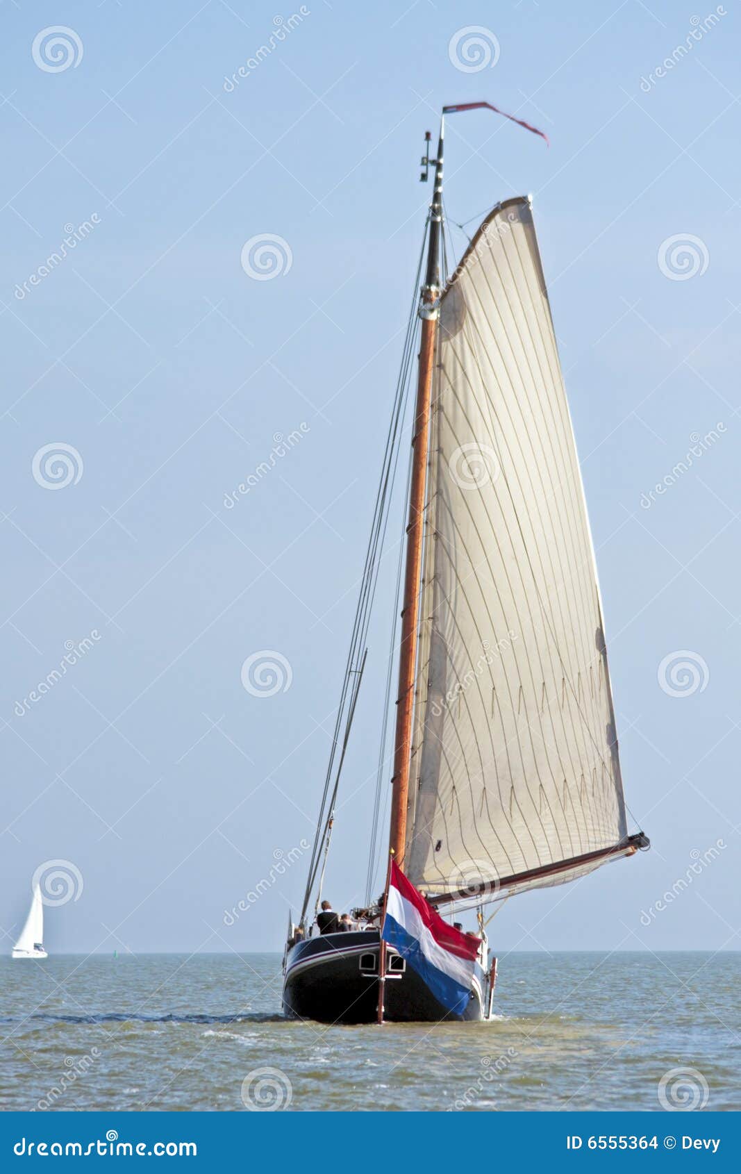 Sailing on the IJsselmeer in the Netherlands Stock Photo - Image of ...