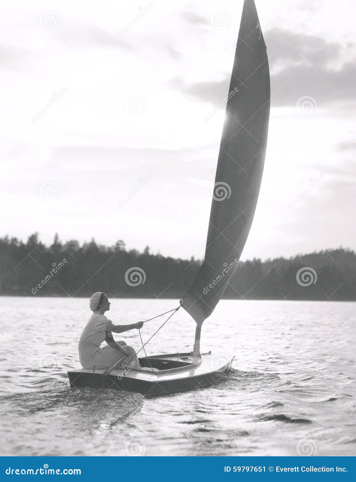 Sailing on a lake stock image. Image of lake, length - 59797651
