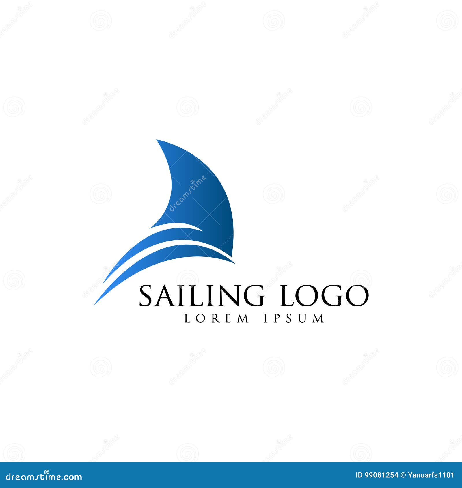 Sailing Logo Vector stock vector. Illustration of travel - 99081254
