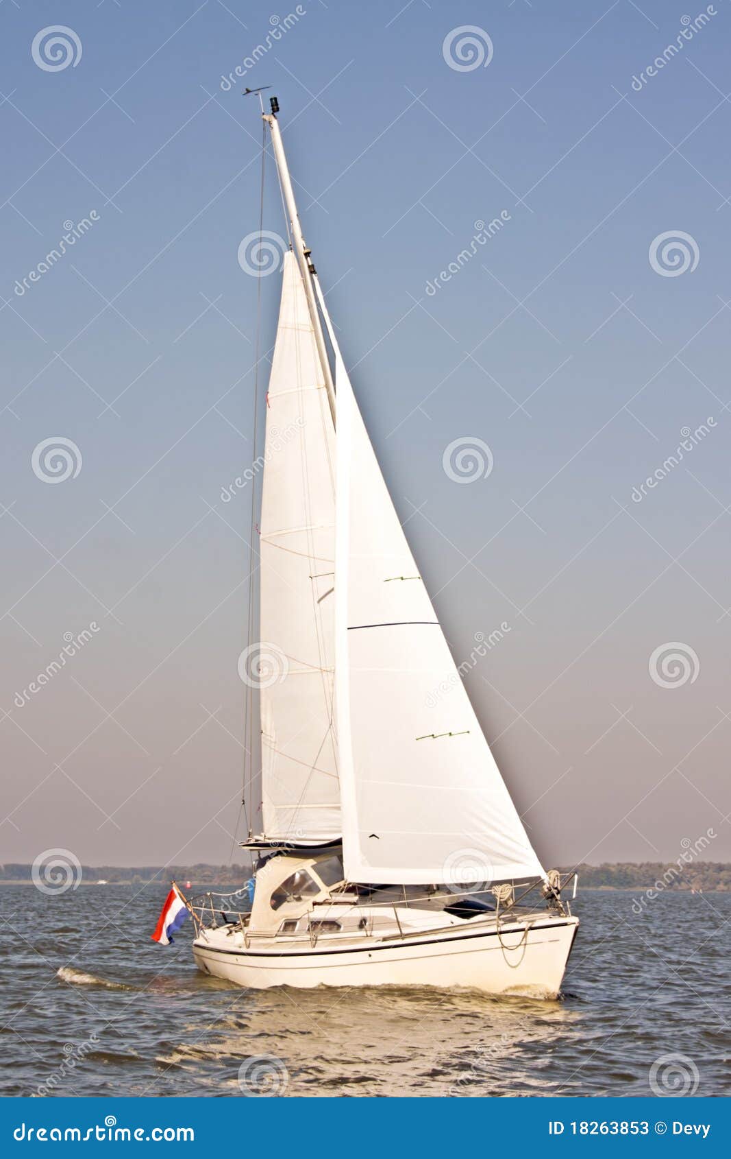 Sailing in the Netherlands stock image. Image of ship - 18263853