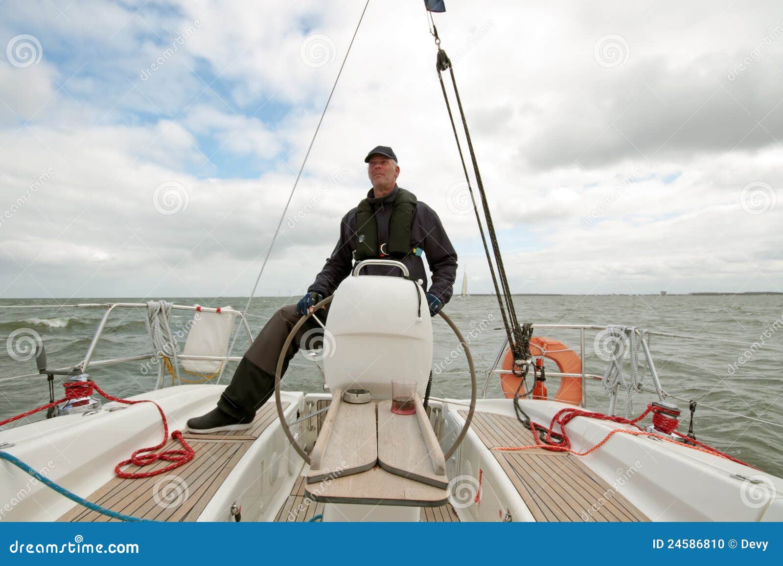 Sailing in the Netherlands stock photo. Image of sailing - 24586810