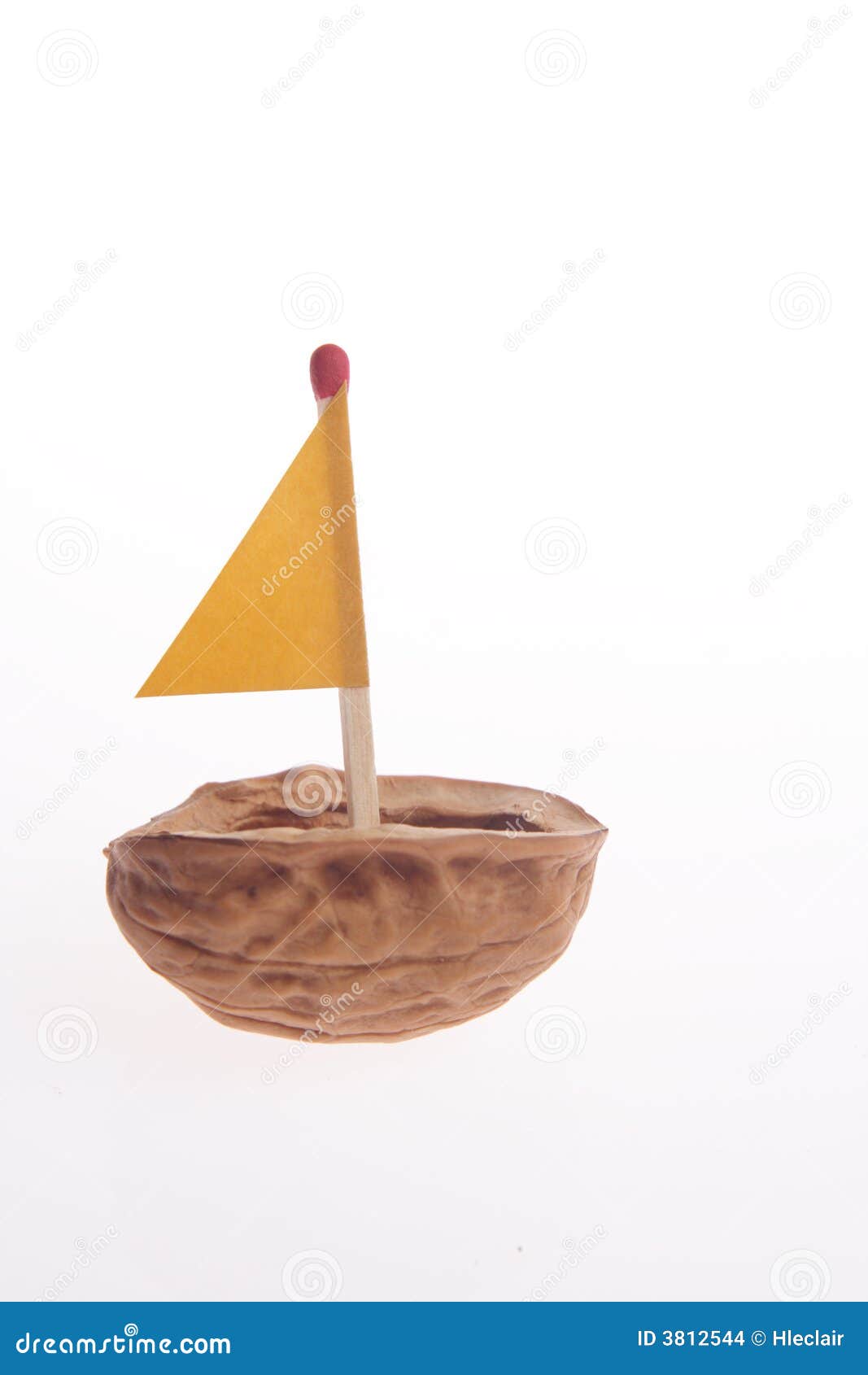 Sailing nutshell stock photo. Image of nutrition, fragility - 3812544
