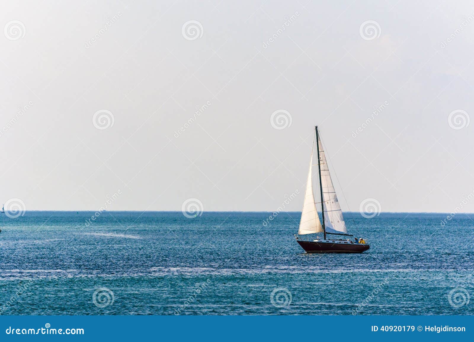 Sailing on an open water stock image. Image of light - 40920179