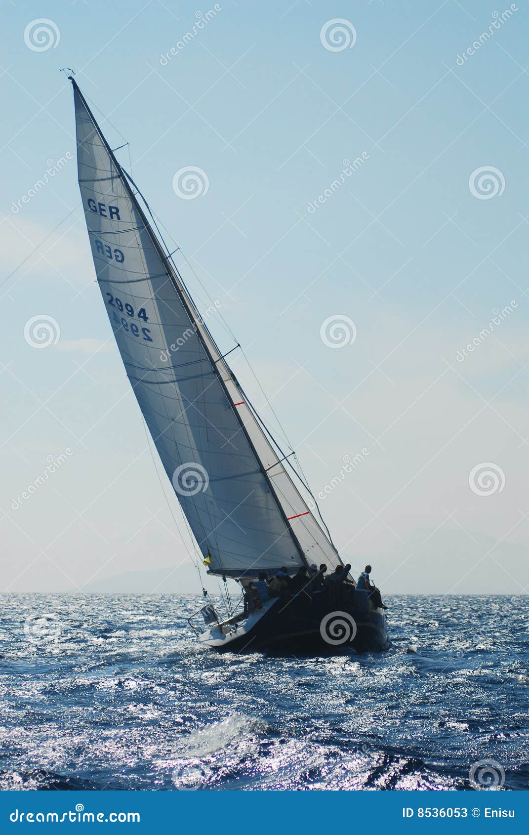 Sailing race stock image. Image of knockabout, fiberglass - 8536053