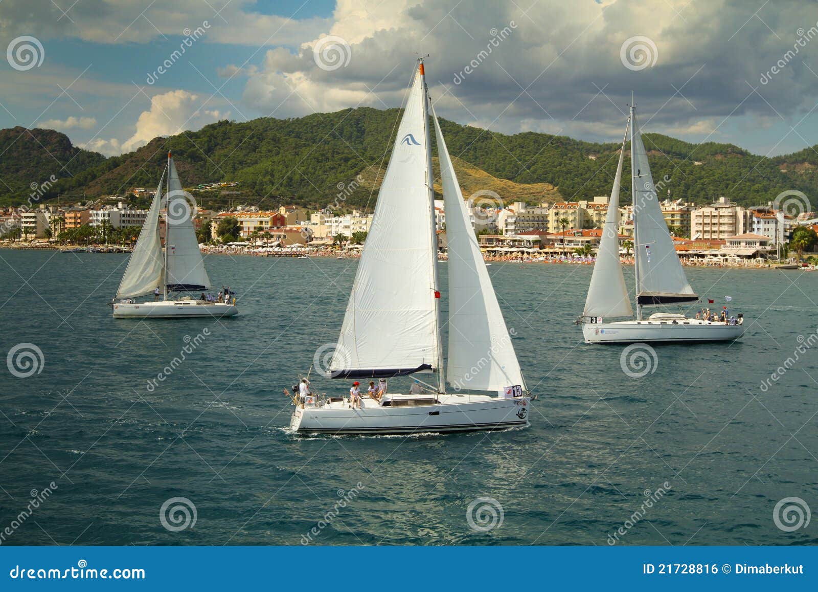 Sailing Regatta Sail & Fun Trophy in Turkey Editorial Photo - Image of ...