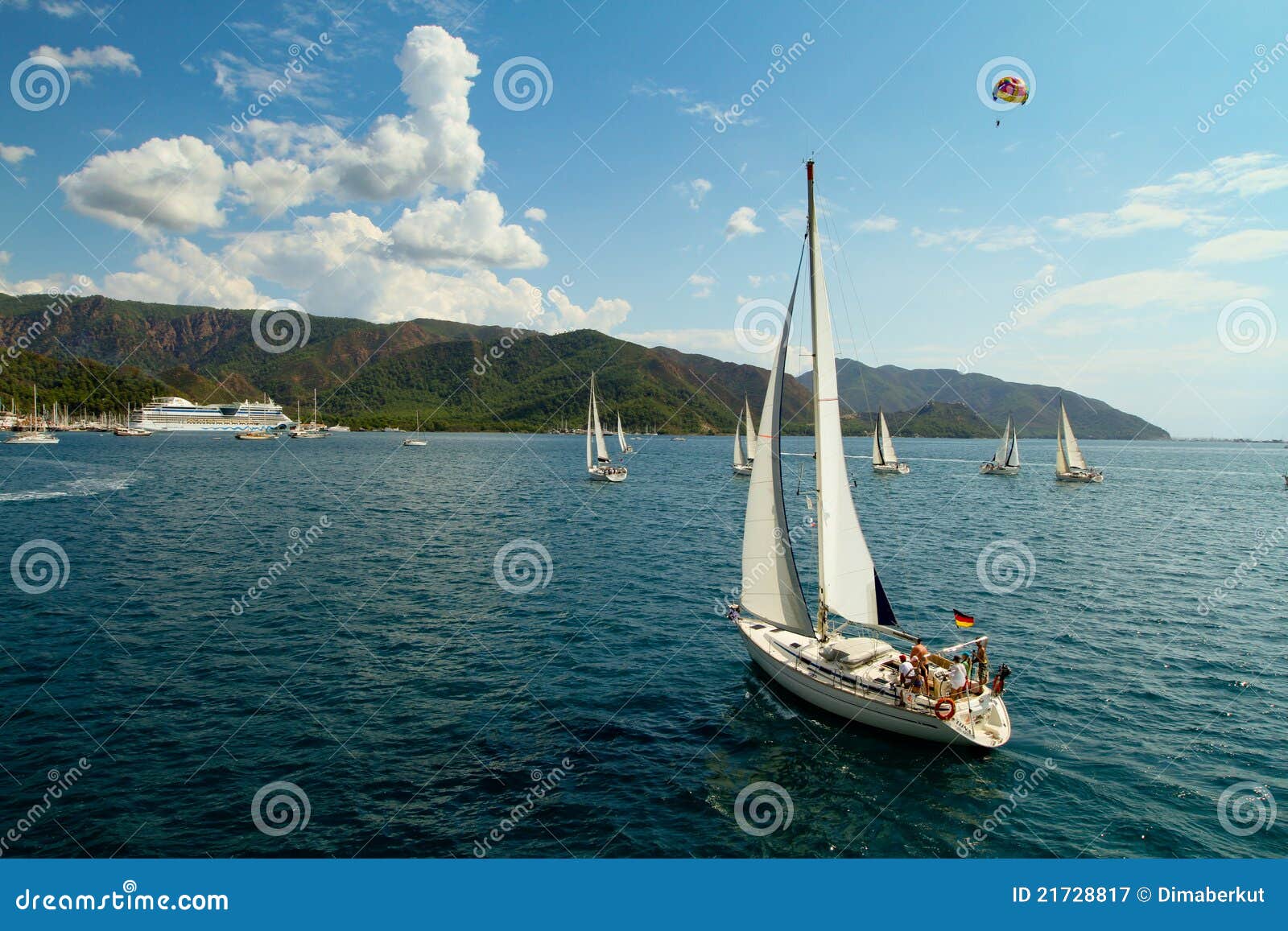 Sailing Regatta Sail & Fun Trophy in Turkey Editorial Photography ...