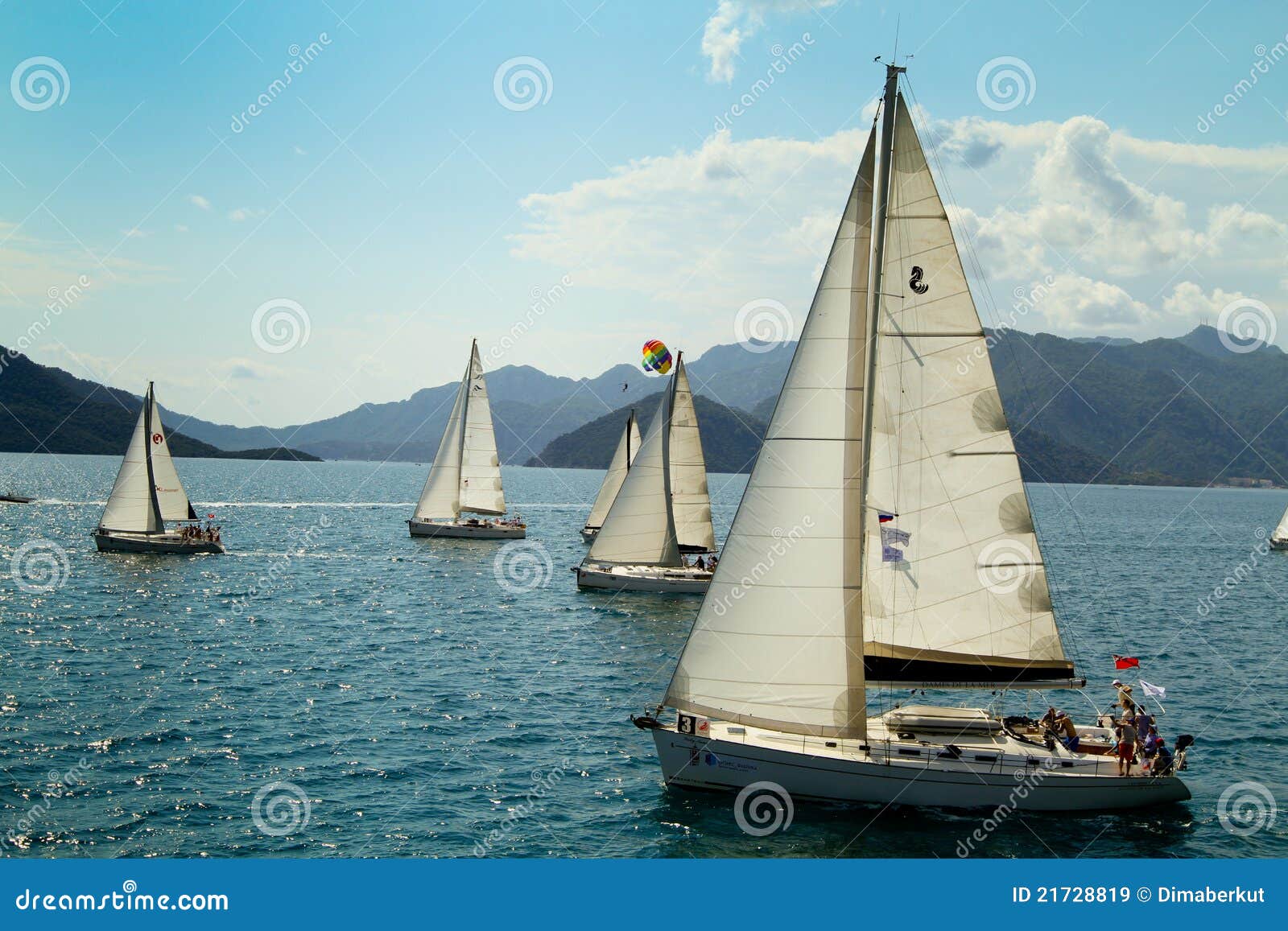 Sailing Regatta Sail & Fun Trophy in Turkey Editorial Stock Image ...