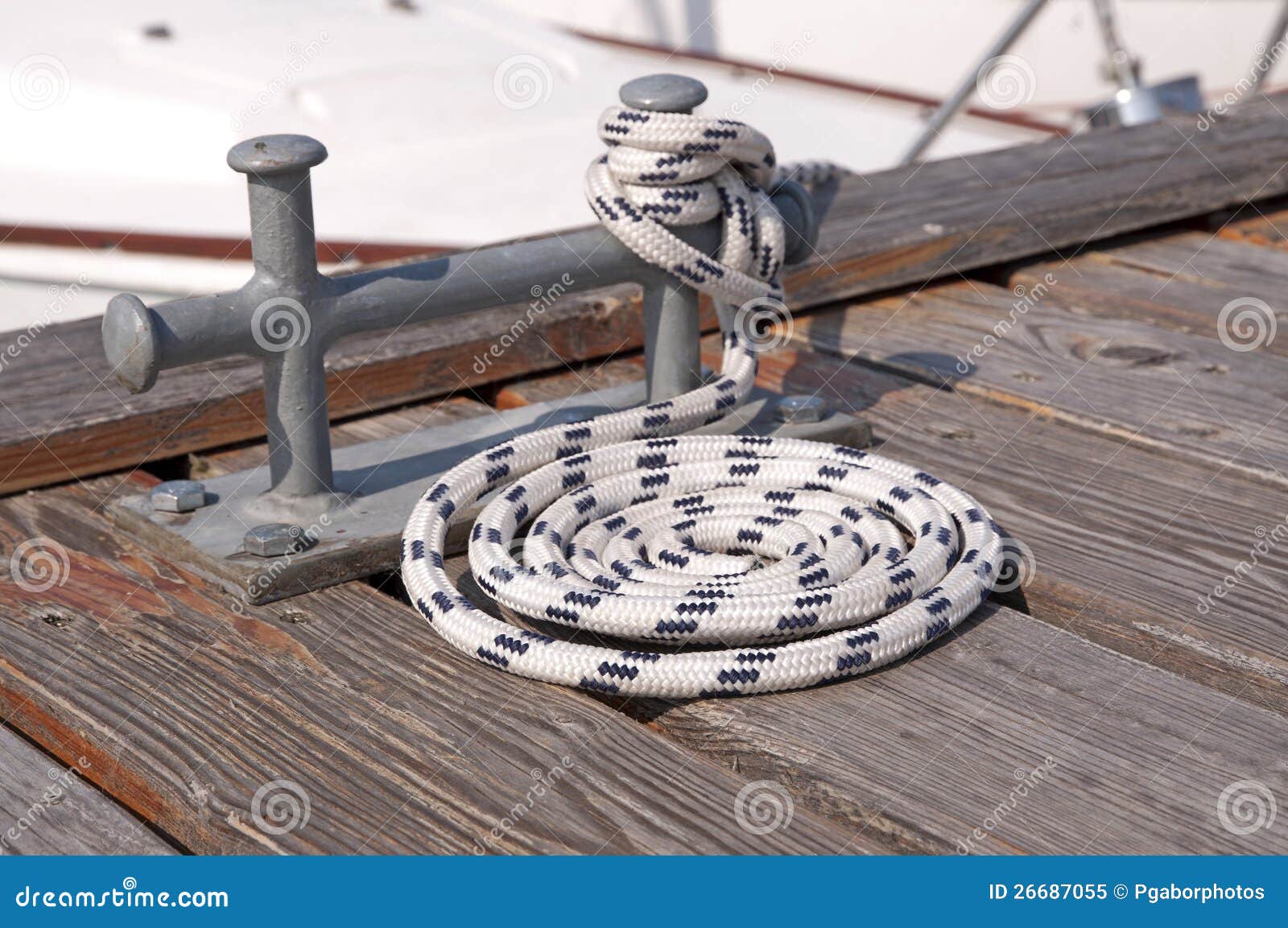 Sailing rope stock image. Image of brown, sport, pier - 26687055