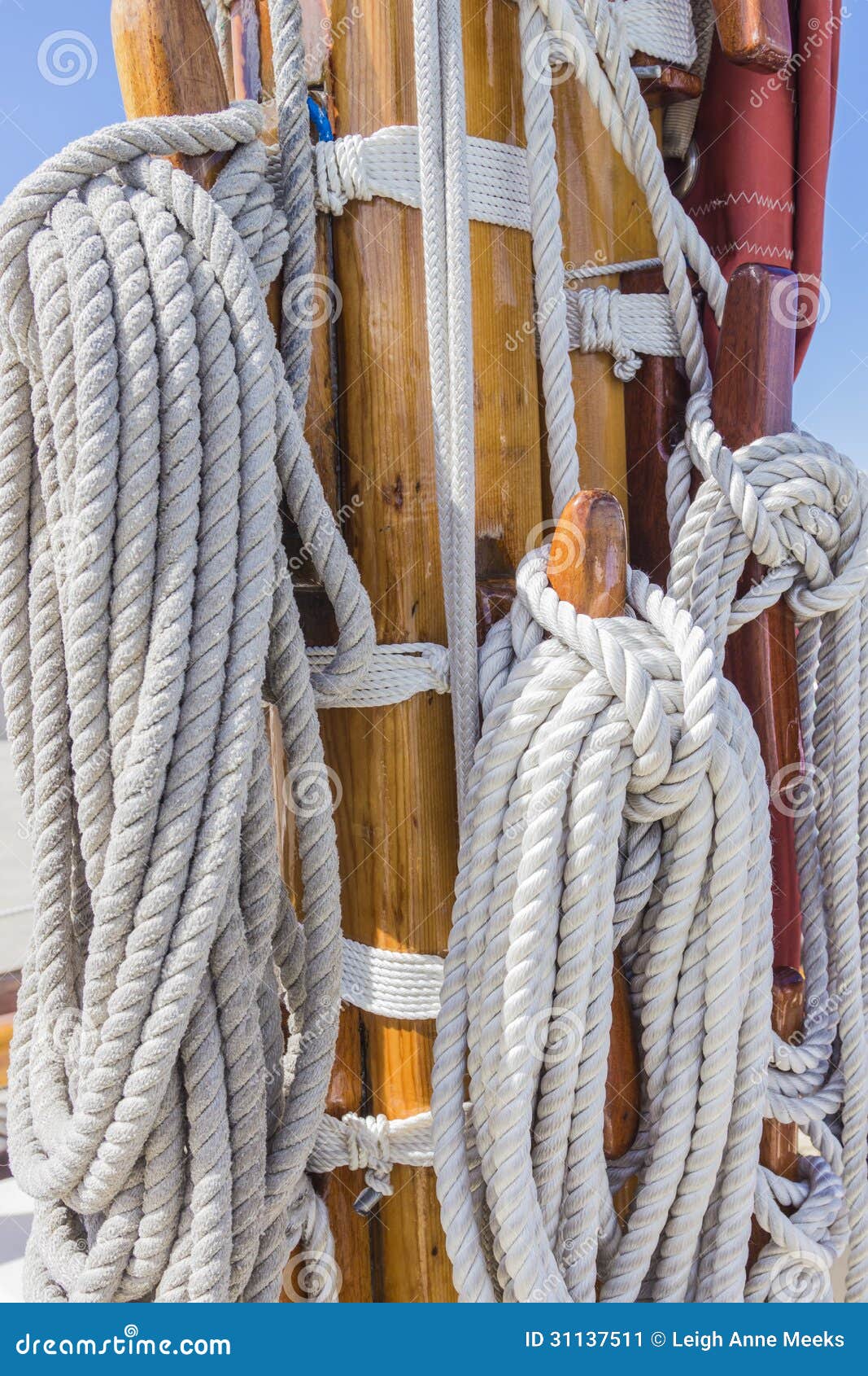 Sailing Rope 4 stock image. Image of boat, round, detail - 31137511