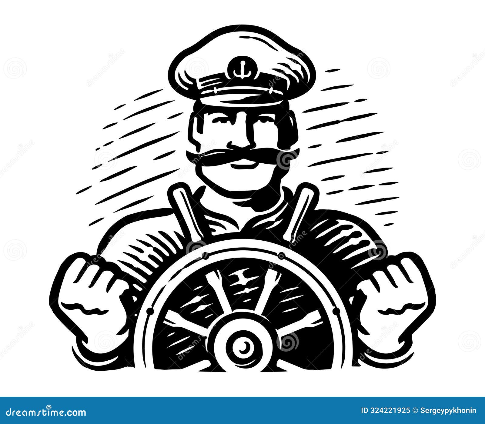 Ship Captain Pilot - Sleeping On Office Desk Cartoon Vector ...