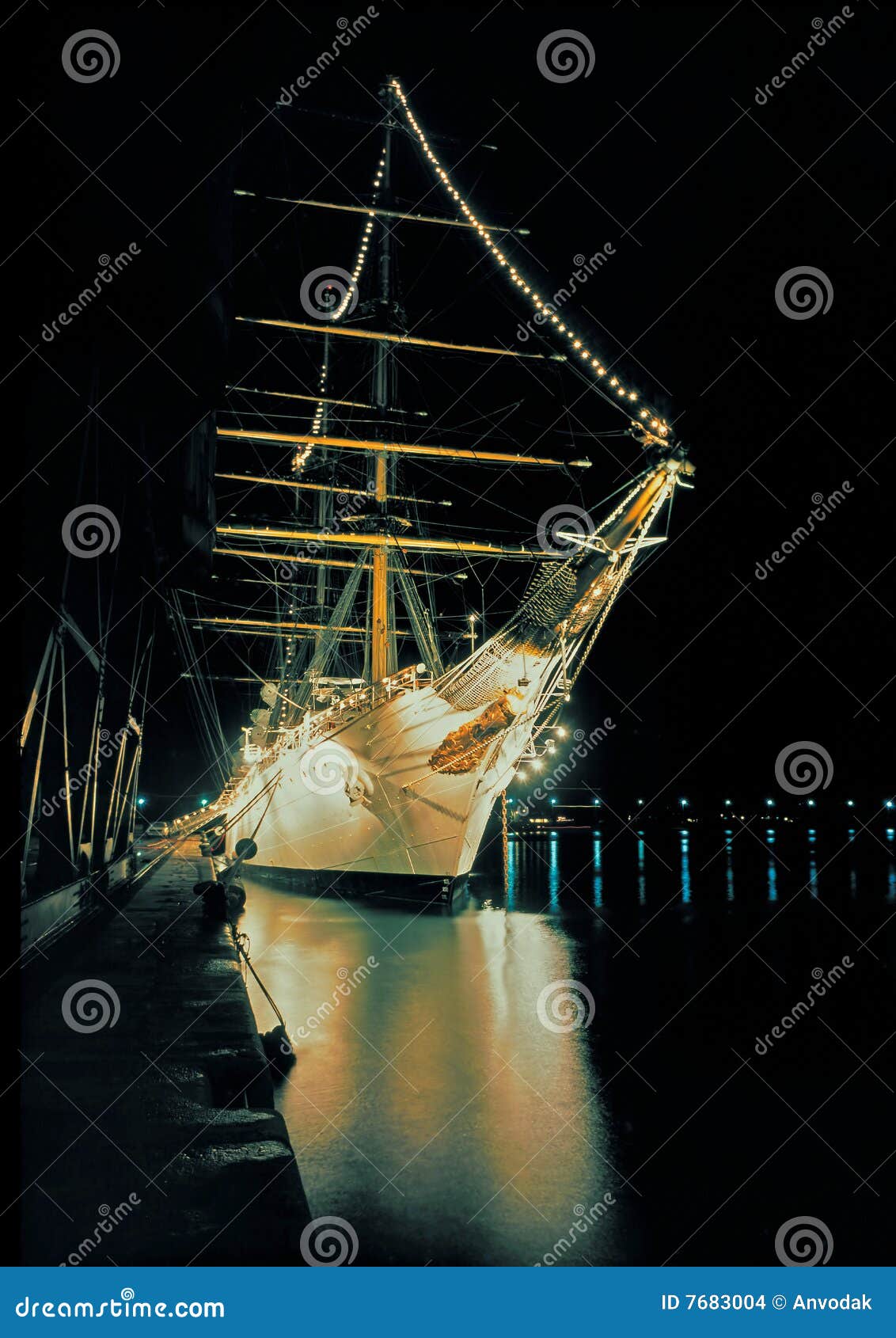 Sailing school ship stock photo. Image of route, antiquity - 7683004