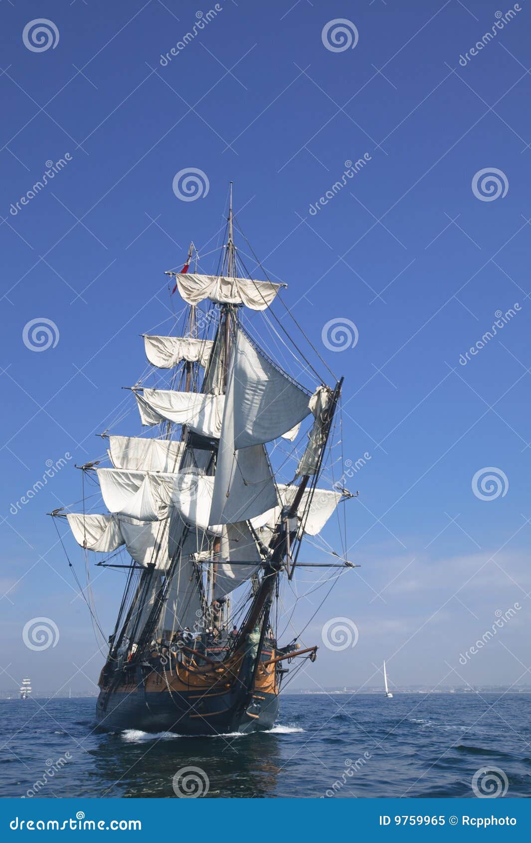 Sailing Ship stock image. Image of sailboat, commander - 9759965