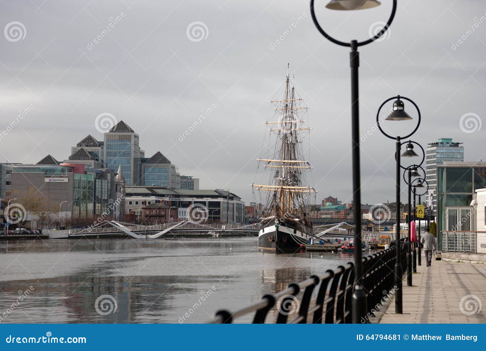 Sailing Ship in Dublin editorial photo. Image of ship - 64794681