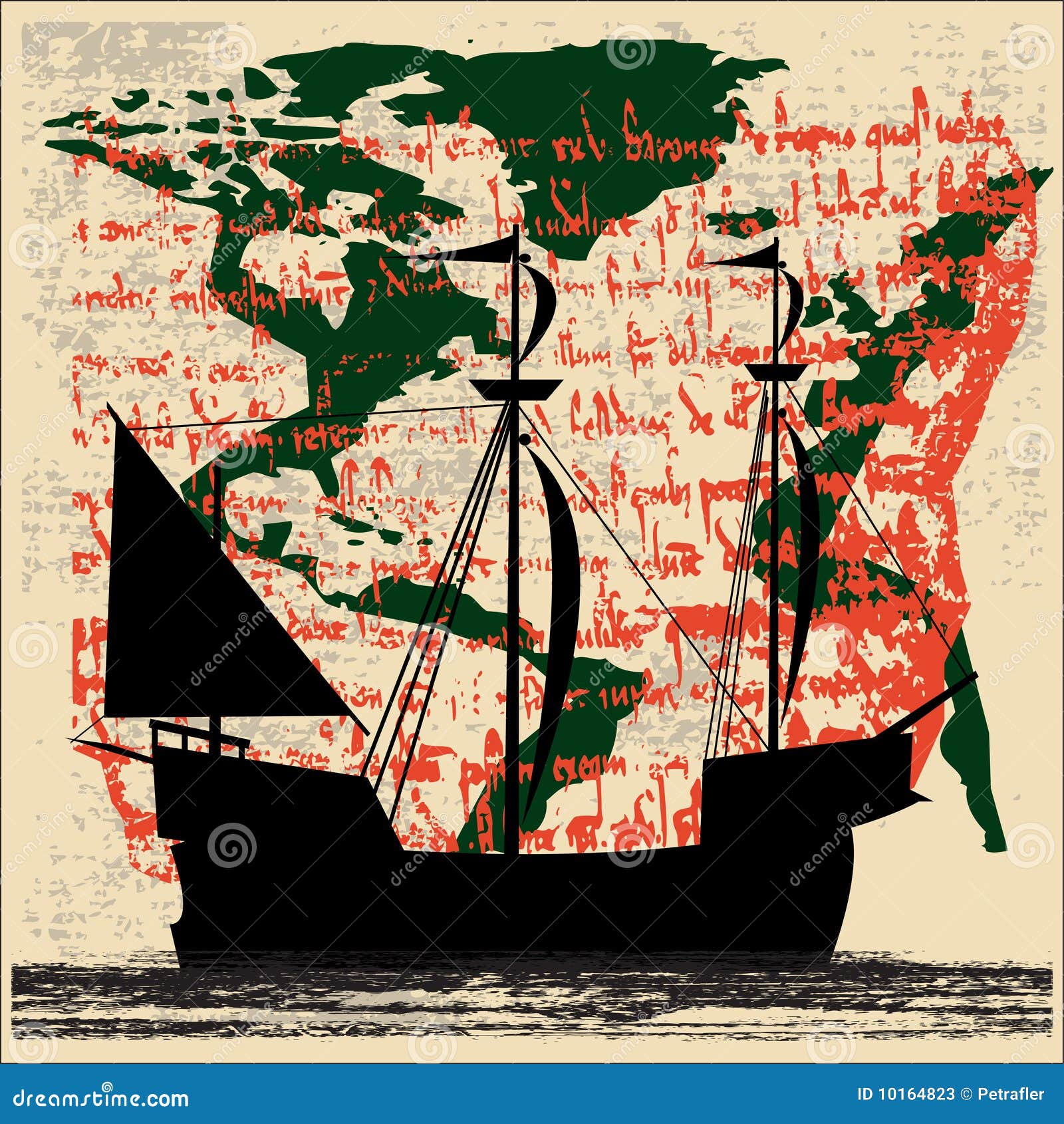 Sailing Ship Exploration stock vector. Illustration of exploration ...