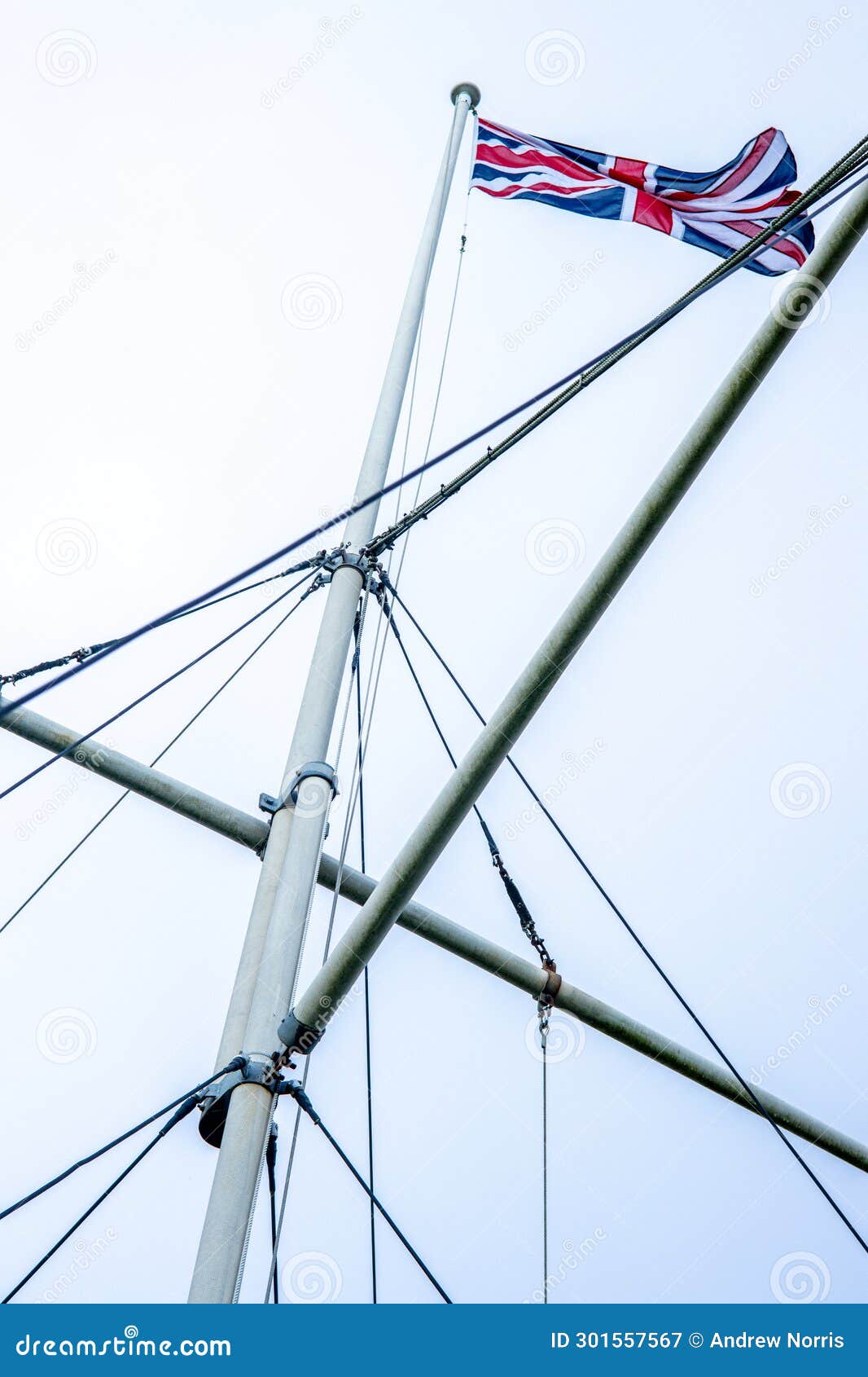 Sailing Ship Mast stock image. Image of vessel, wooden - 301557567