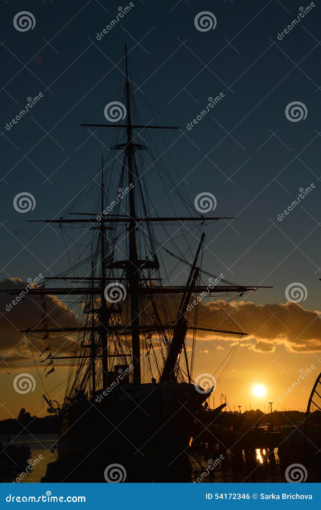 Sailing ship stock photo. Image of romantic, sailing - 54172346