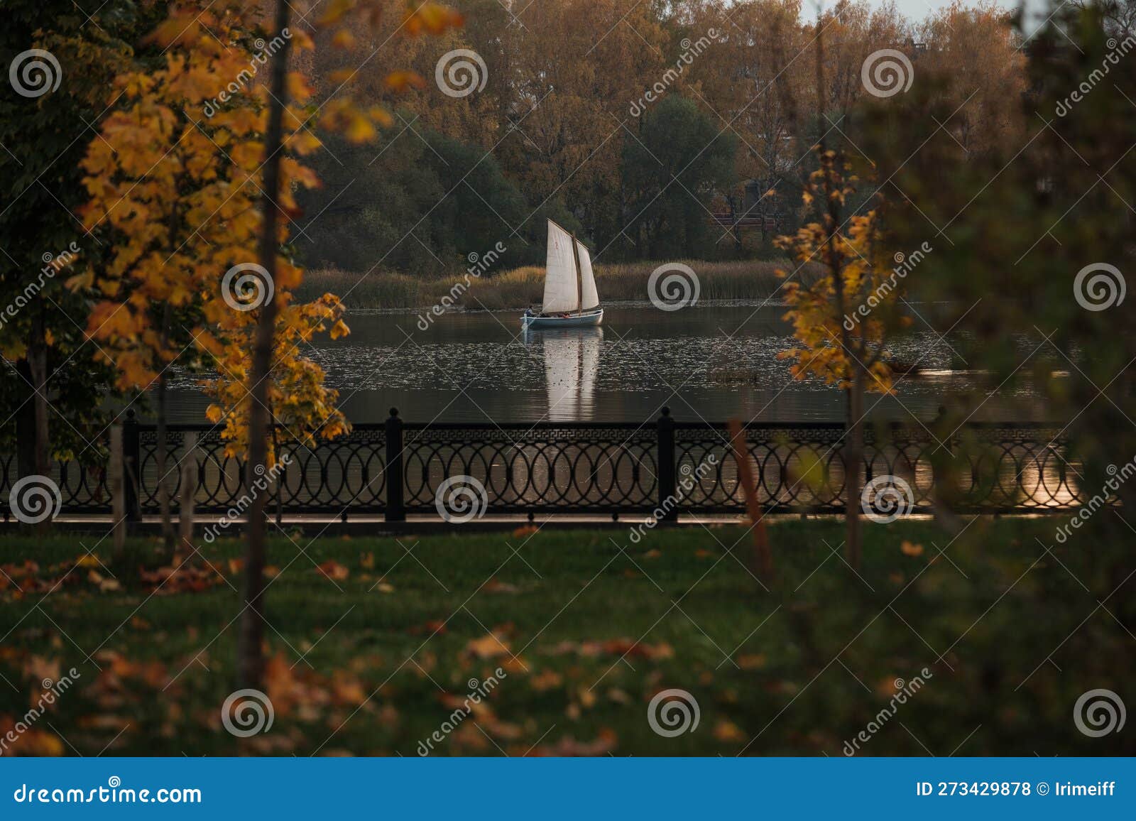 A Sailing Ship Sails Down the Kotorosl River in Yaroslavl Stock Photo ...