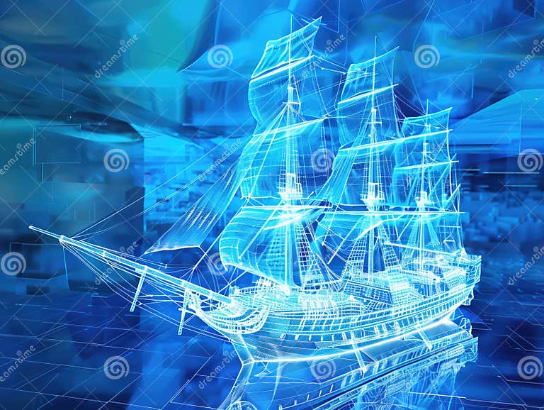 Sailing Ship Visualization with Augmented Reality Transparent Funicular ...