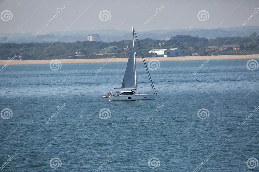Sailing on the solent stock photo. Image of tourism - 327830228