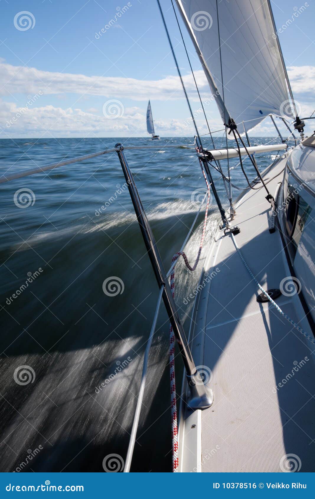 Sailing with speed stock photo. Image of boat, sail, water - 10378516