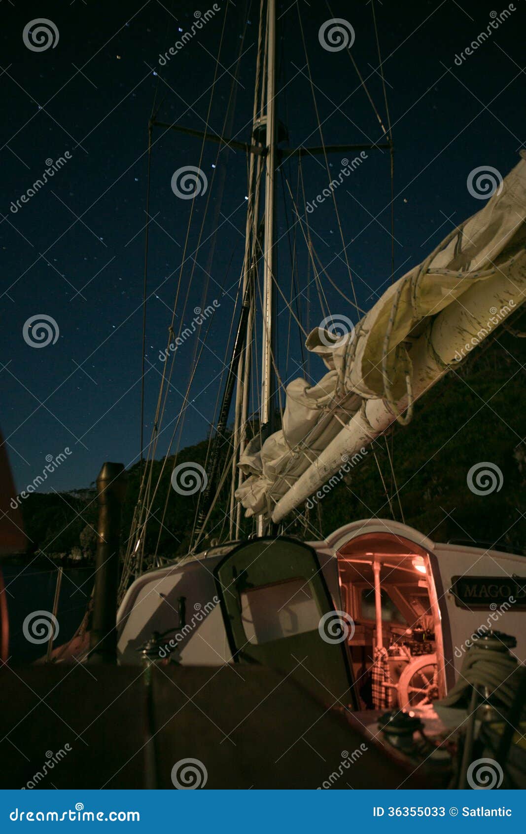 Sailing with stars stock image. Image of argentina, sailing - 36355033
