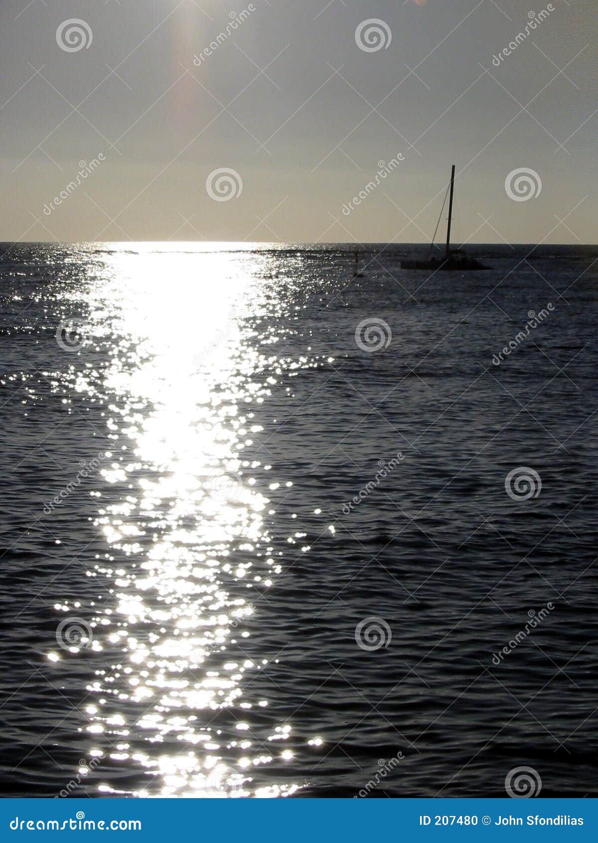 Sailing in the Sun stock photo. Image of sunlight, evening - 207480