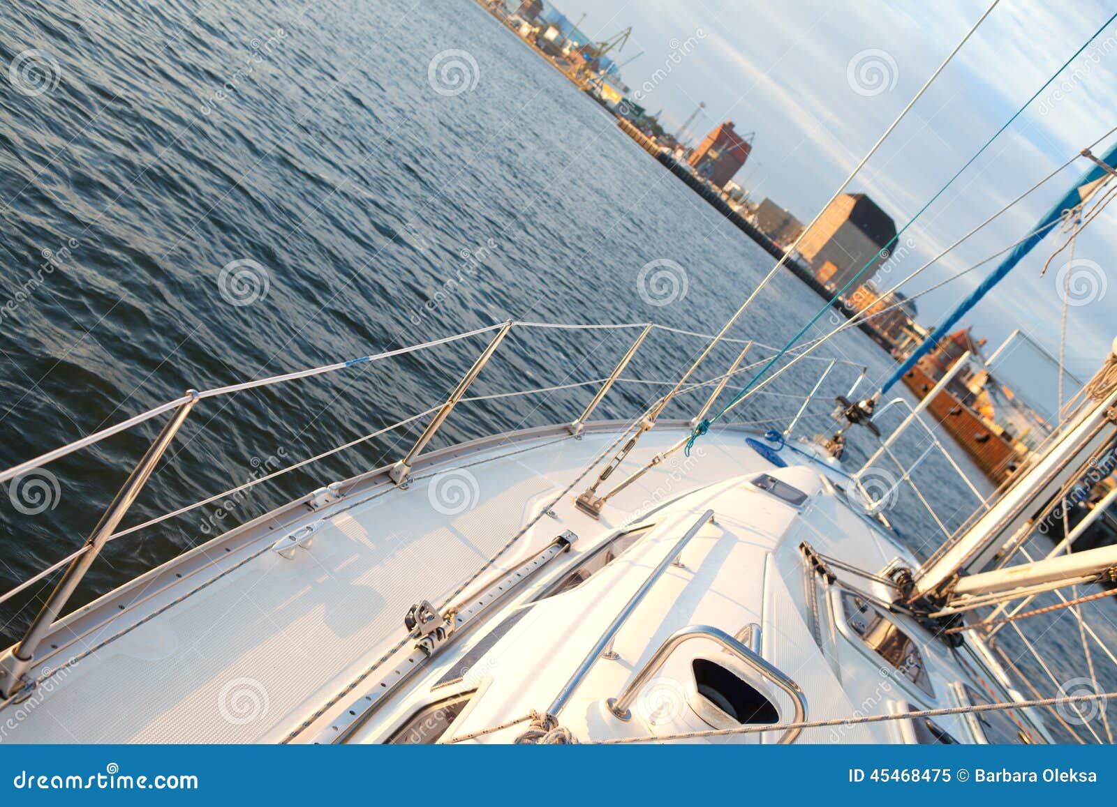 Sailing on a sunny day stock image. Image of curve, pursuit - 45468475