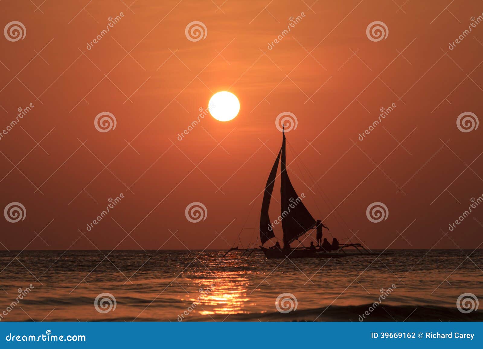 Sailing into the sunset stock photo. Image of coast, sunrise - 39669162