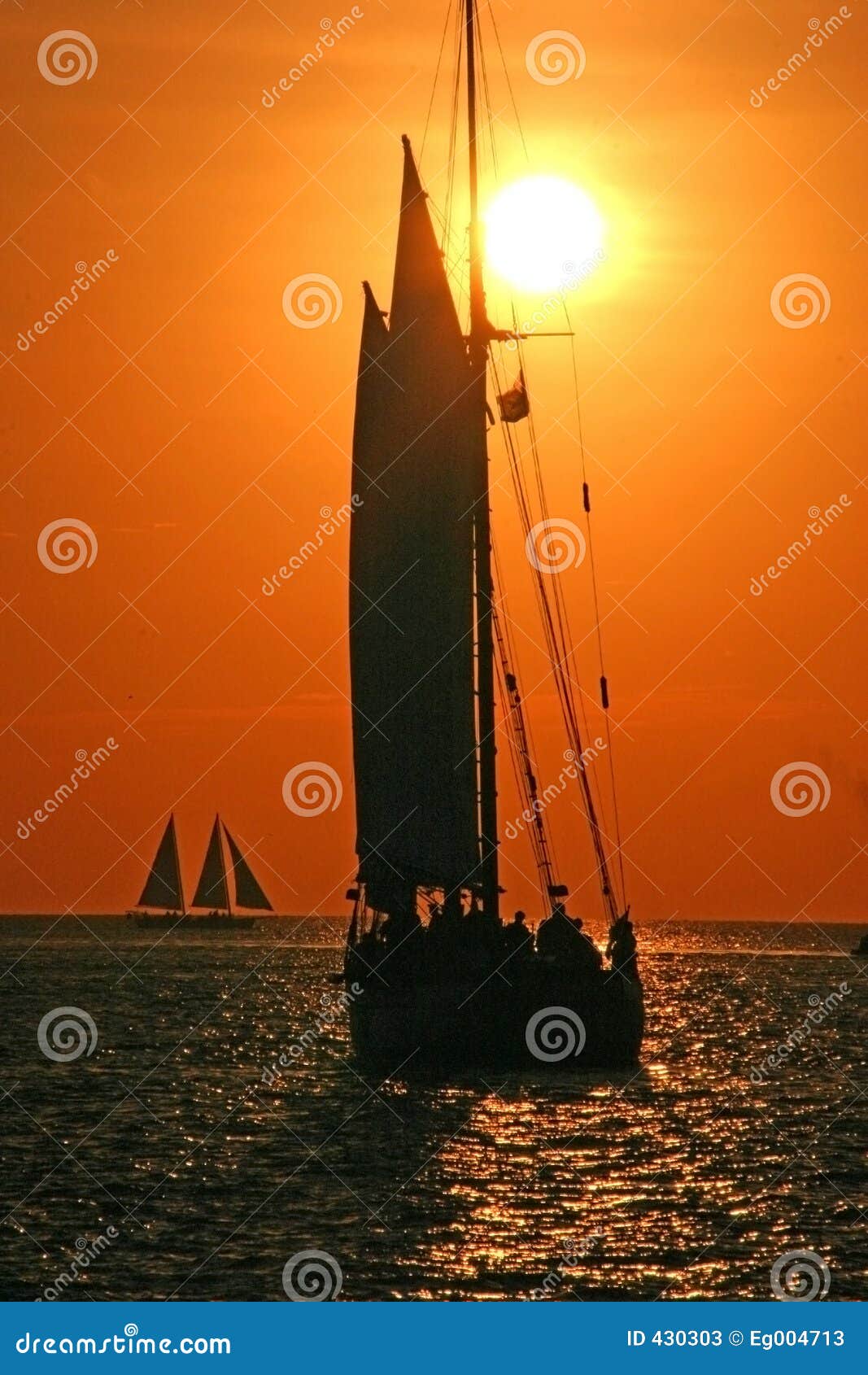 Sailing to the sunset stock image. Image of pulley, trot - 430303