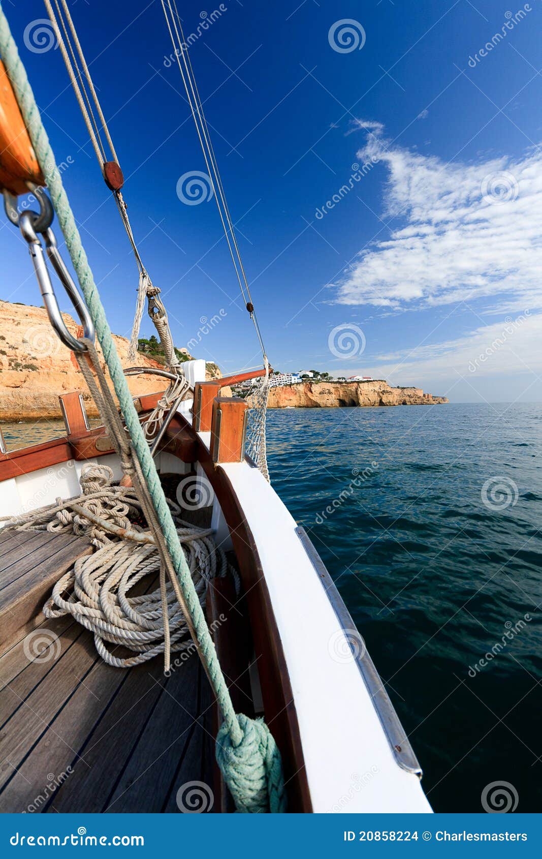 Sailing, traditional Boat stock photo. Image of light - 20858224