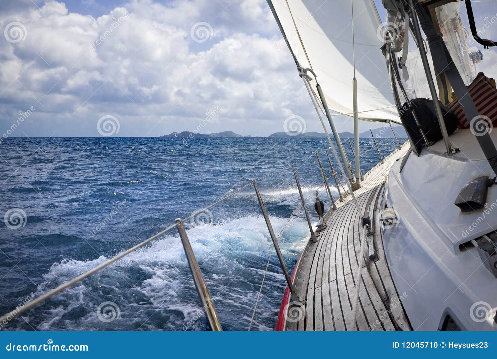 Sailing through the Tropics Stock Photo - Image of holiday, catamaran ...