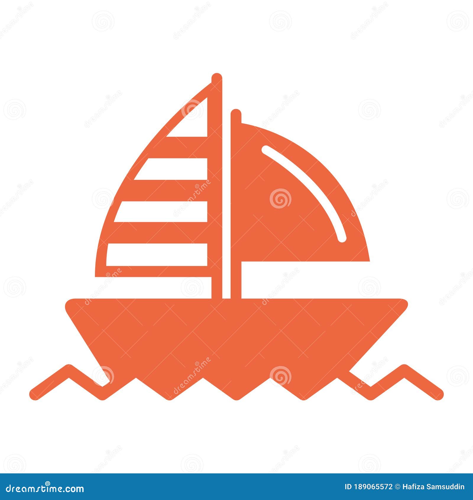 Sailing. Vector Illustration Decorative Design Stock Vector ...