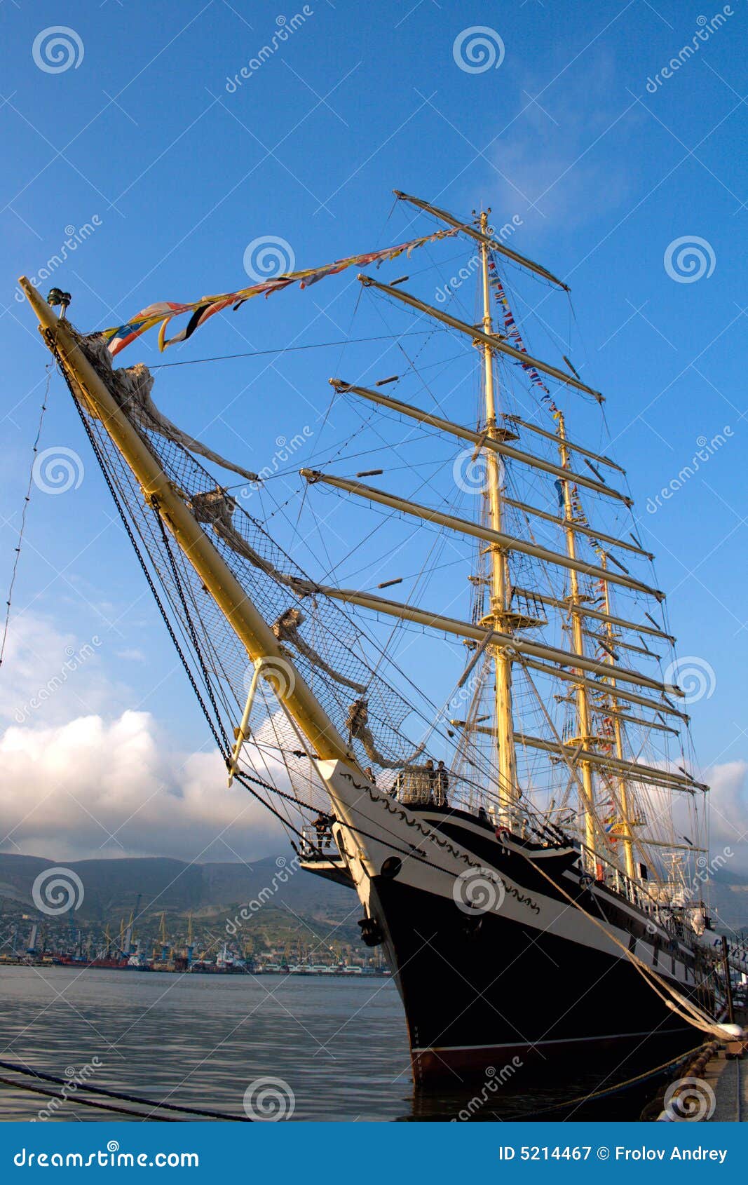 Sailing vessel stock image. Image of shipping, selling - 5214467