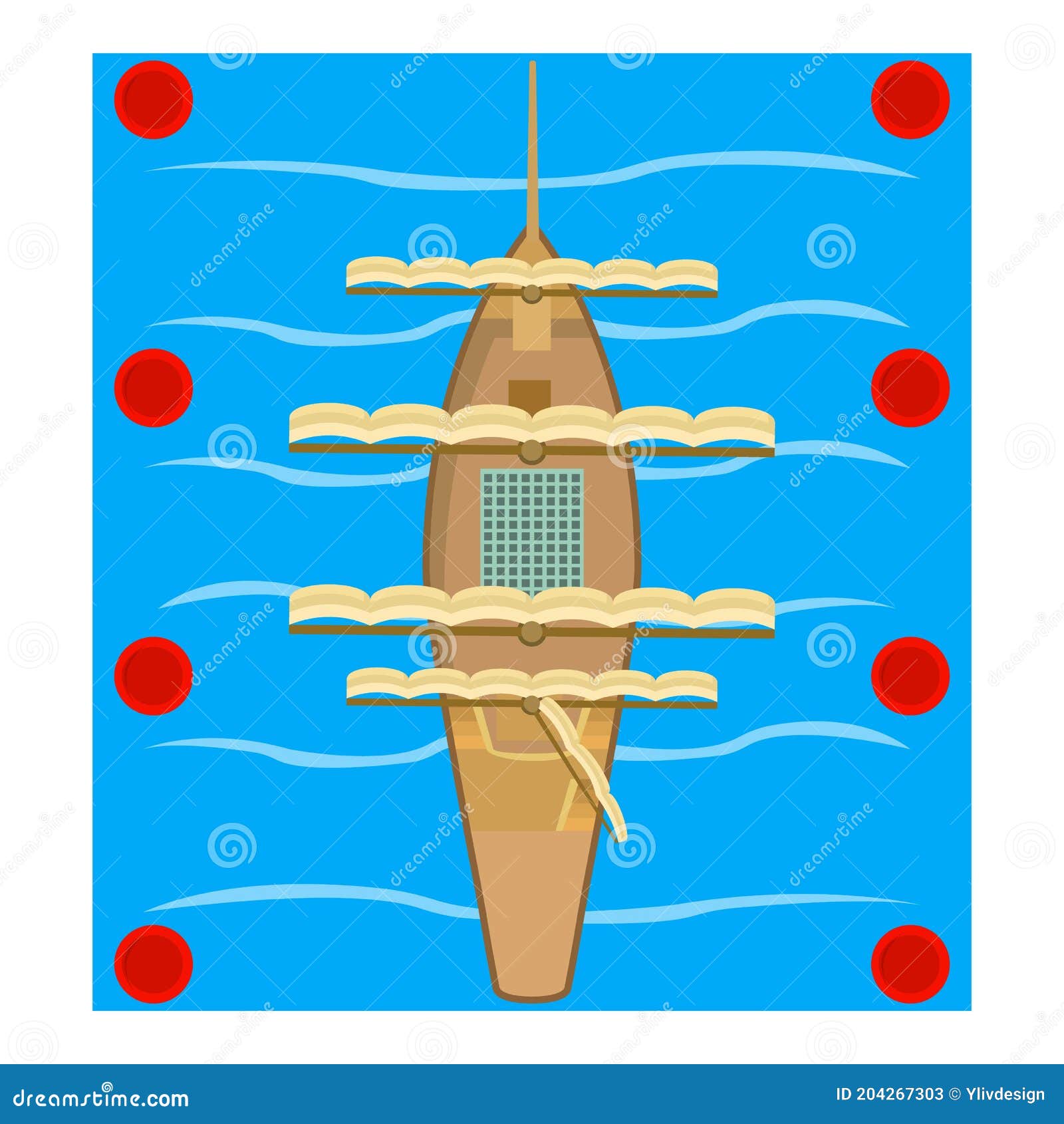 Sailing Vessel Icon, Isometric Style Stock Vector - Illustration of ...