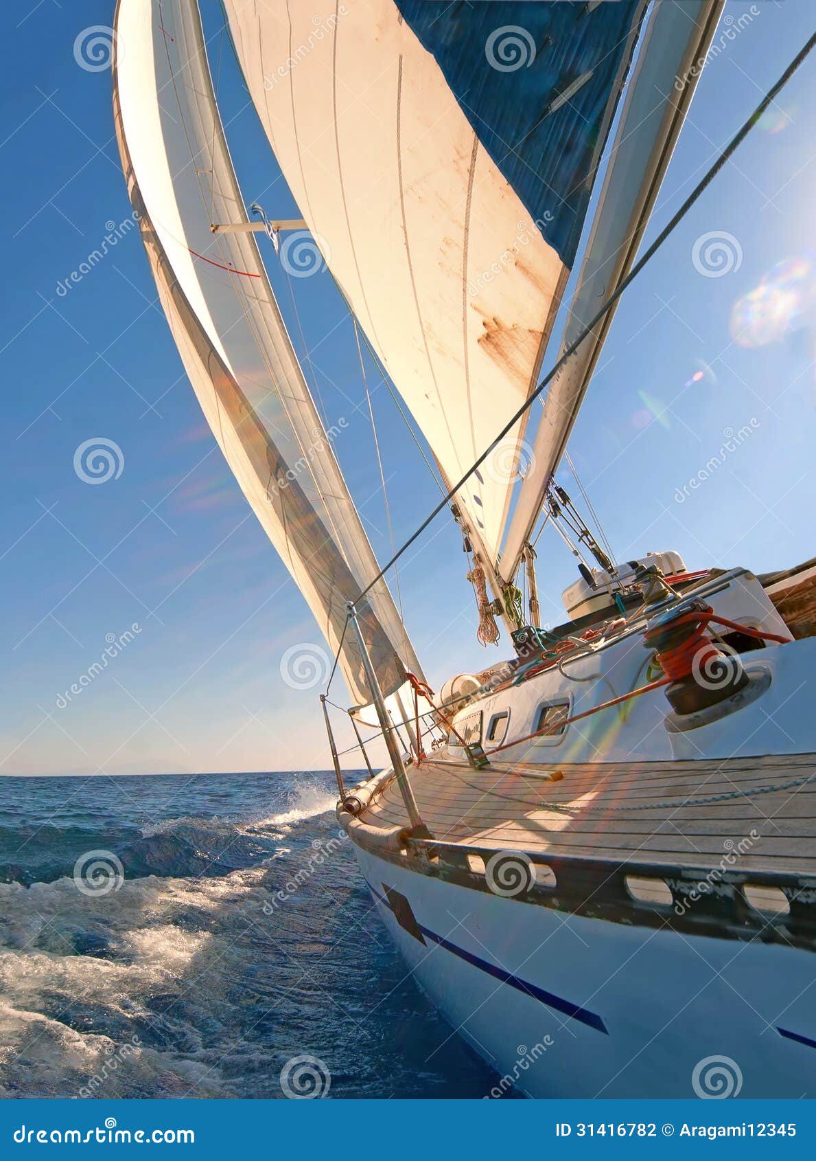 Sailing yacht stock photo. Image of beauty, navigation - 31416782